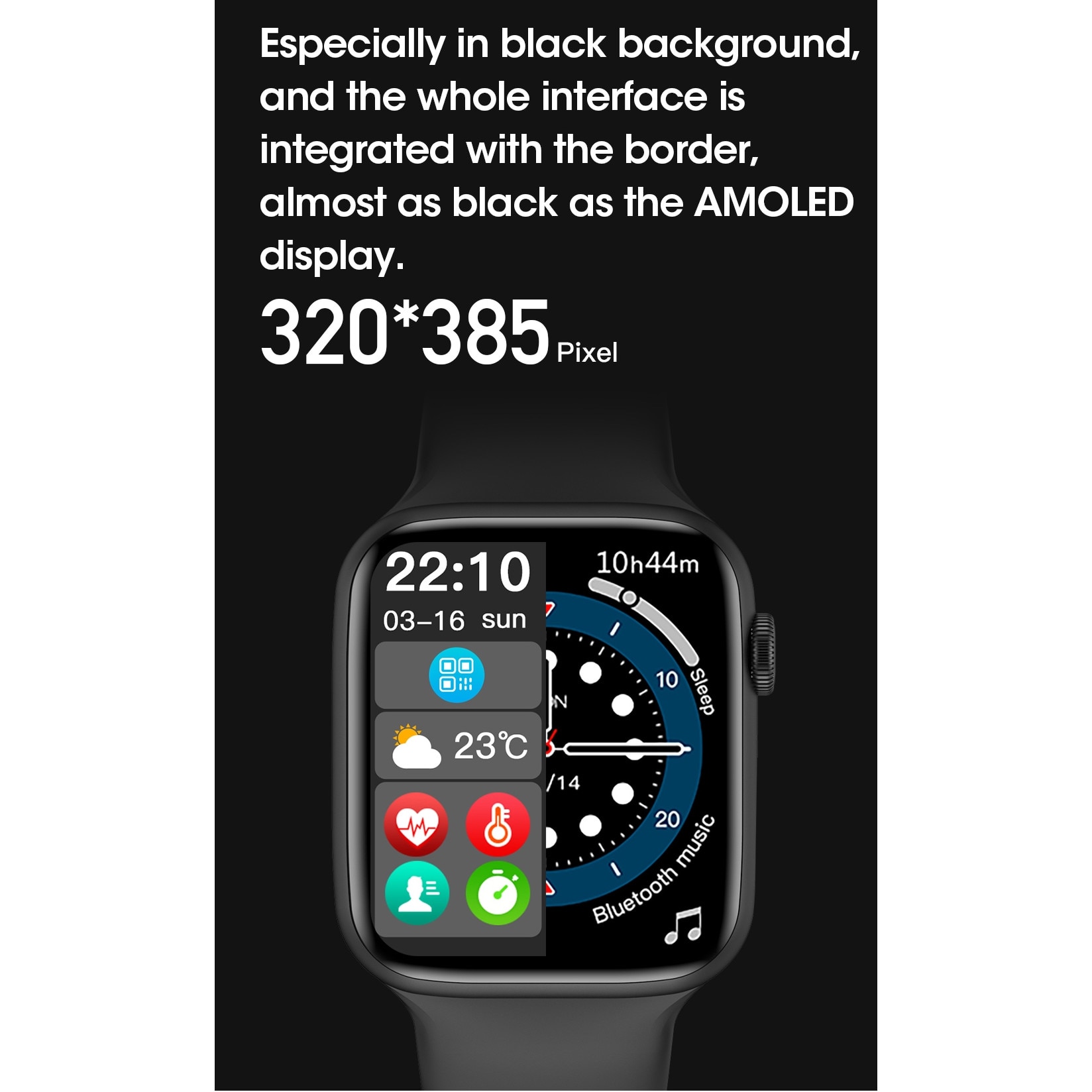 Ceas smartwatch W37 seria 7 compatibil Android si IOS, notificari ...
