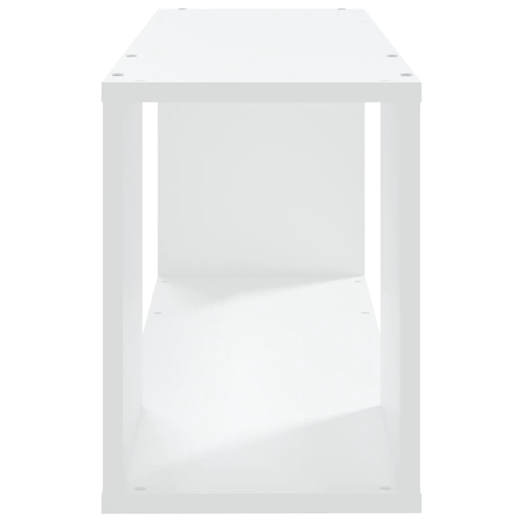 Comoda TV vidaXL, alb, 80x24x32 cm, PAL, 5.69 kg - eMAG.ro
