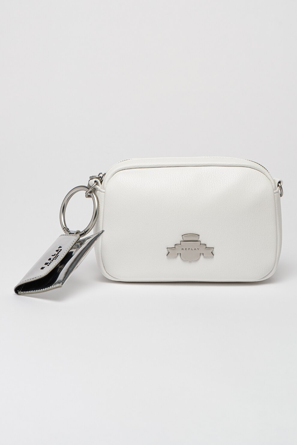 Replay, Чанта от еко кожа, Бял - eMAG.bg