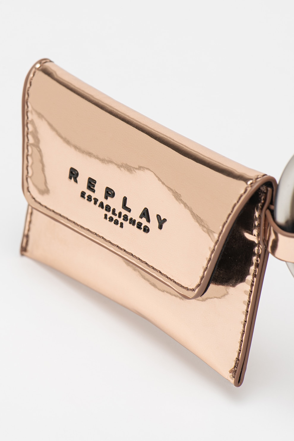 Replay, Чанта от еко кожа, Сиво-бежов - eMAG.bg