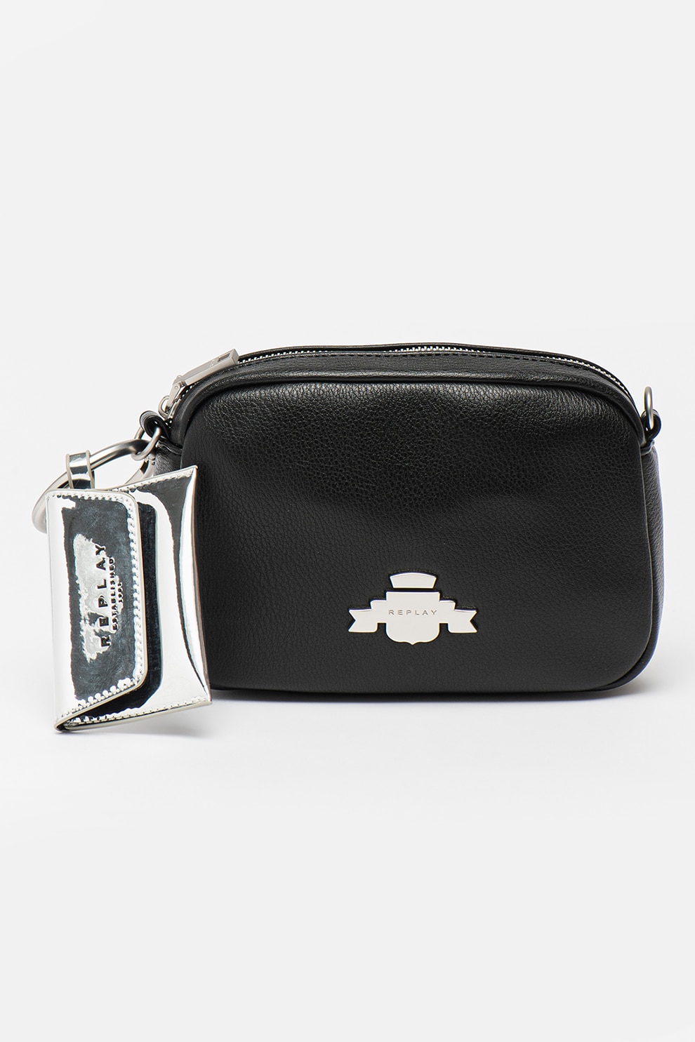 Replay, Чанта от еко кожа, Черен - eMAG.bg