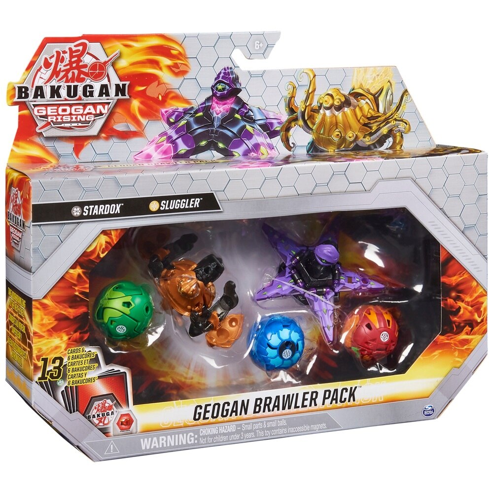 Set 5 Figurine Bakugan Geogan Brawler Pack - Stardox, Slugger - eMAG.ro