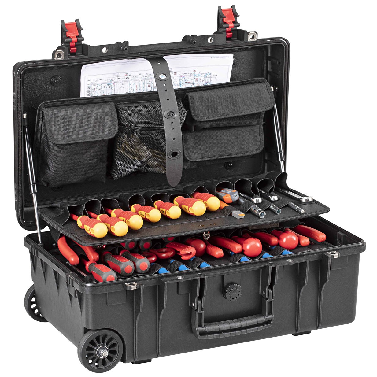 Troler indestructibil WATERPROOF pentru scule, GT Line GT 52-21 PTS ...