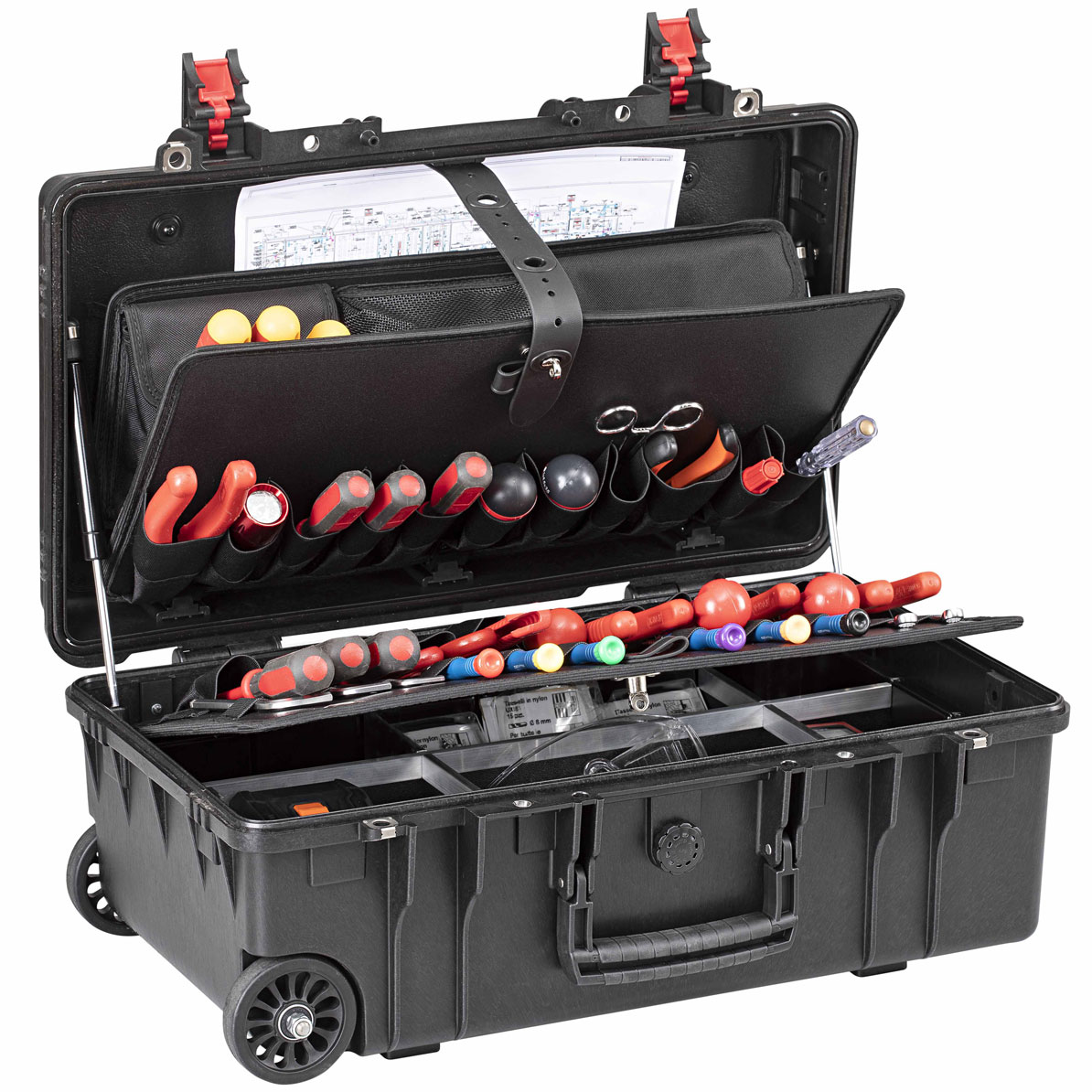 Troler indestructibil WATERPROOF pentru scule, GT Line GT 52-21 PTS ...