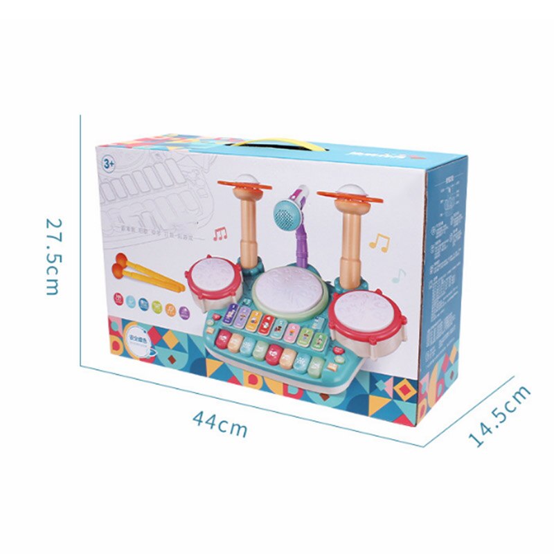 Set Muzical Copii cu Orga Electronica, Microfon, Tobe, melodii, ritmuri ...