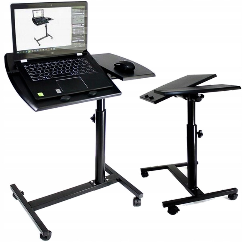 Masuta pentru laptop, ajustabila, reglabila, metal, blat laminat, cu ...