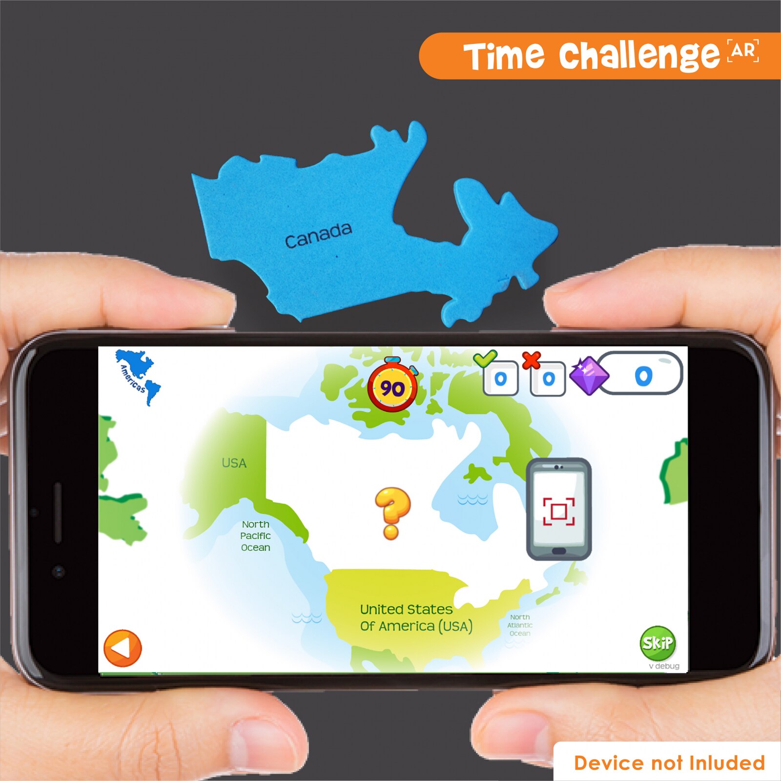 Puzzle Realitate Augmentata cu Activitati in Limba Engleza - Harta ...