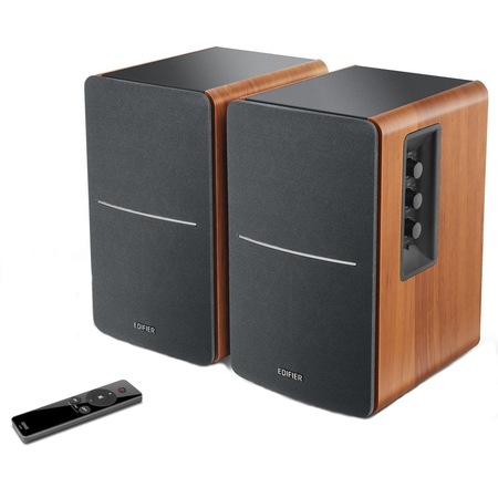 Set doua boxe Edifier R1280T, Maro/Negru, 2.0, RMS 2 x 21W, Cu ...
