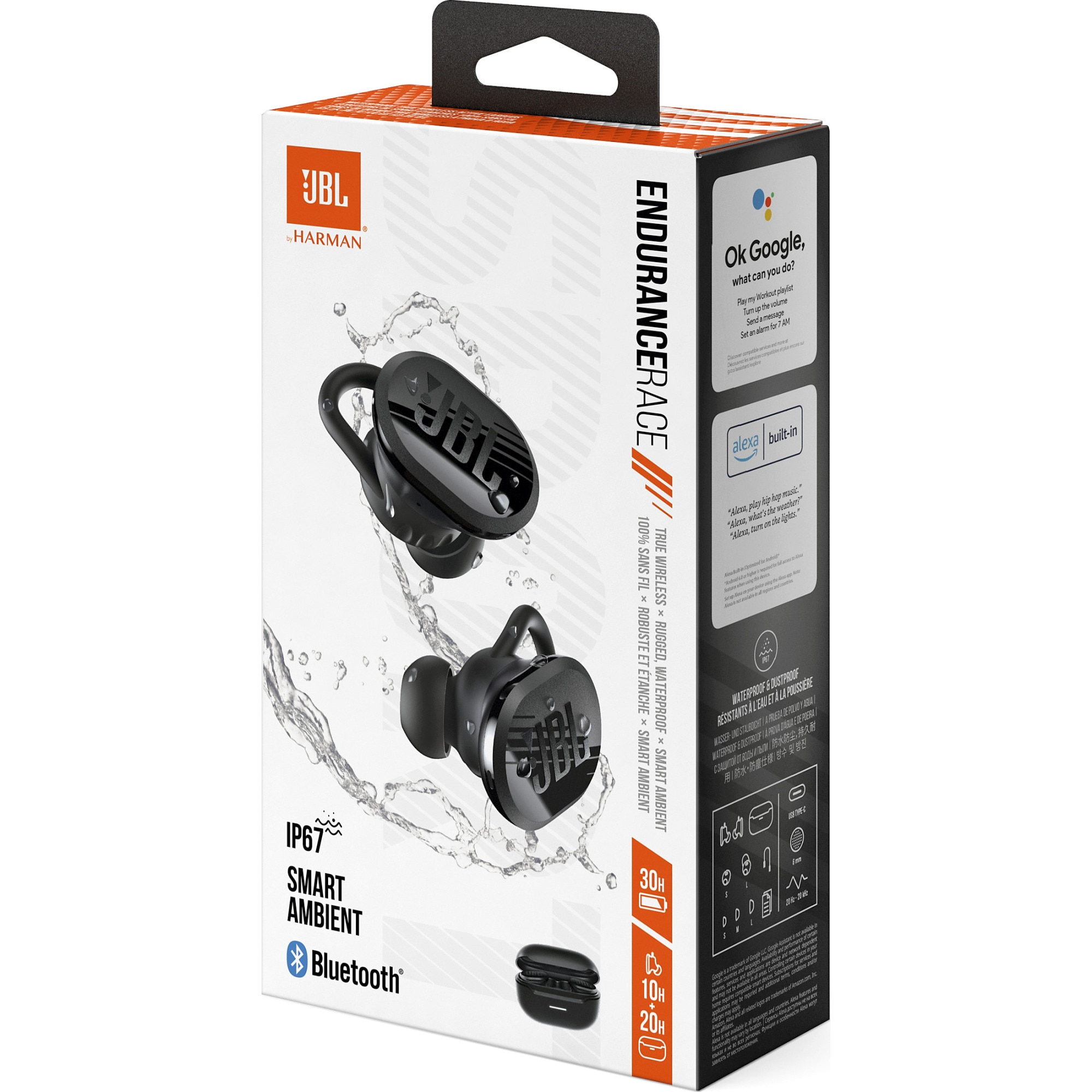 Casti sport audio in-ear JBL Endurance Race TWS, True Wireless, Pure ...