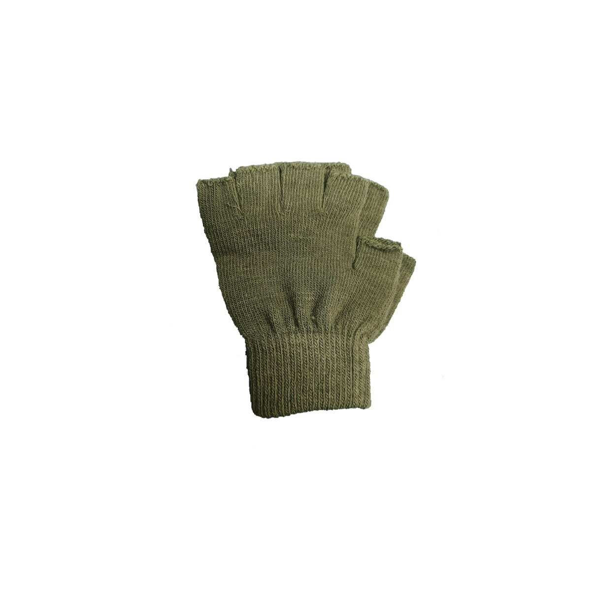 Manusi tricotate taiate, Unisex, Universal, Kaki - eMAG.ro