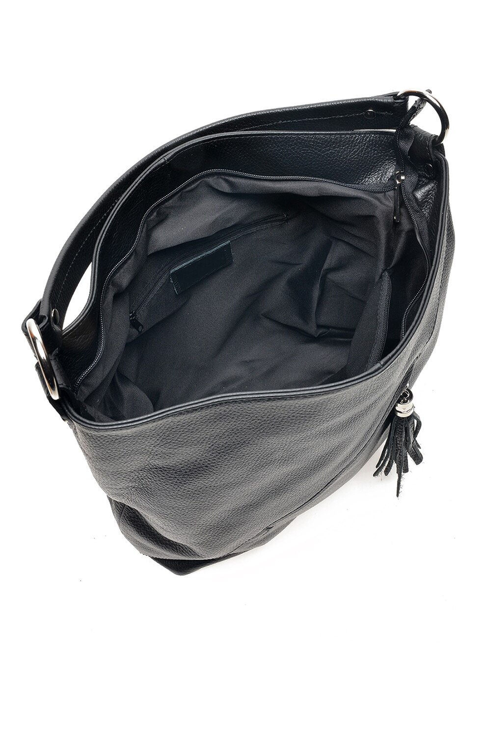 Isabella Rhea, Texturált bőr válltáska, Fekete - eMAG.hu