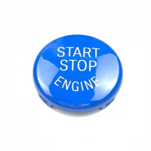 Buton Capac Start Stop Compatibil cu BMW E60 E63 E70 E71 E82 E84 E90 E91 E92 E93, Albastru - eMAG.ro