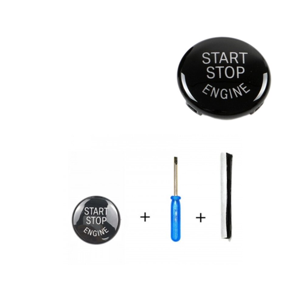 Buton Capac Start Stop Compatibil cu BMW E60 E63 E70 E71 E82 E84 E90 E91 E92 E93, Negru - eMAG.ro