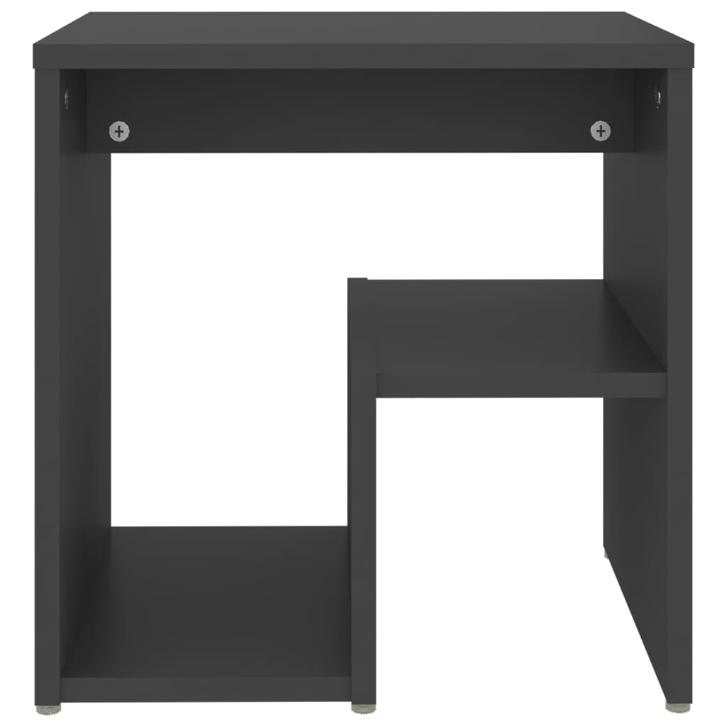 Noptiera, gri, 40x30x40 cm, PAL 806332 - eMAG.ro