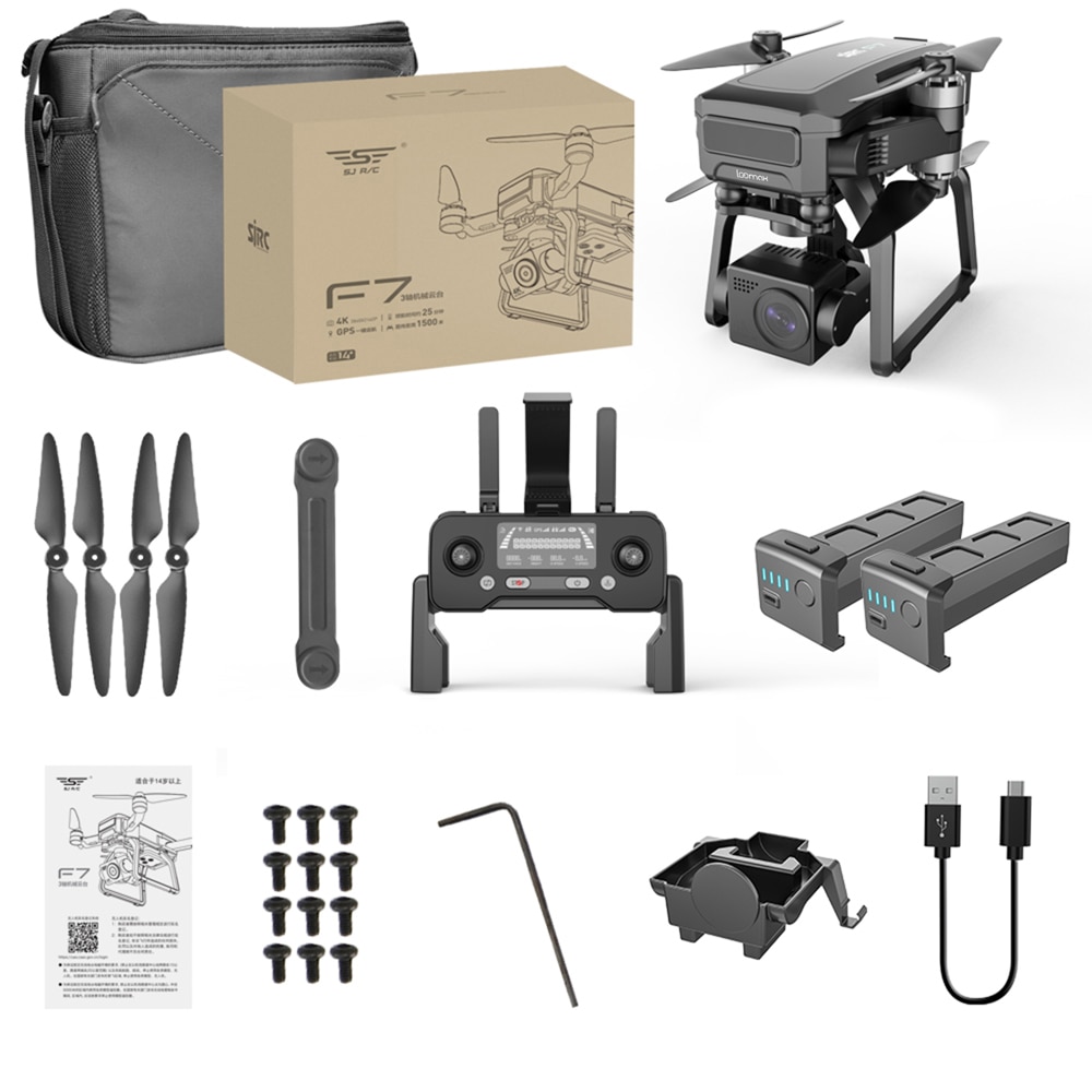 Loomax drón, Ultra HD 4K Pro kamera, 3 tengelyes elektronikus karmantyú ...