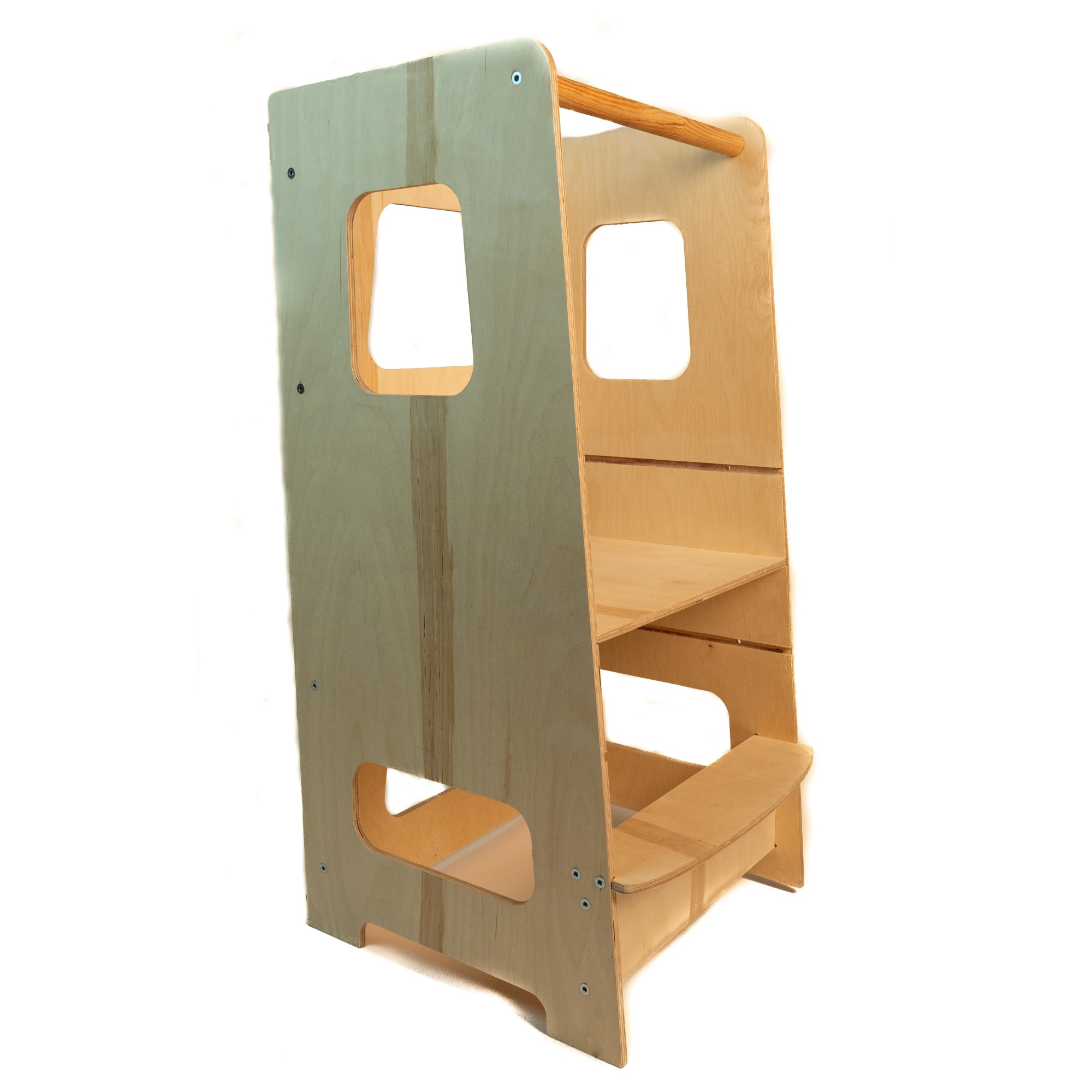 Turn de invatare, Learning tower, Lemn, 40x40x85cm - eMAG.ro
