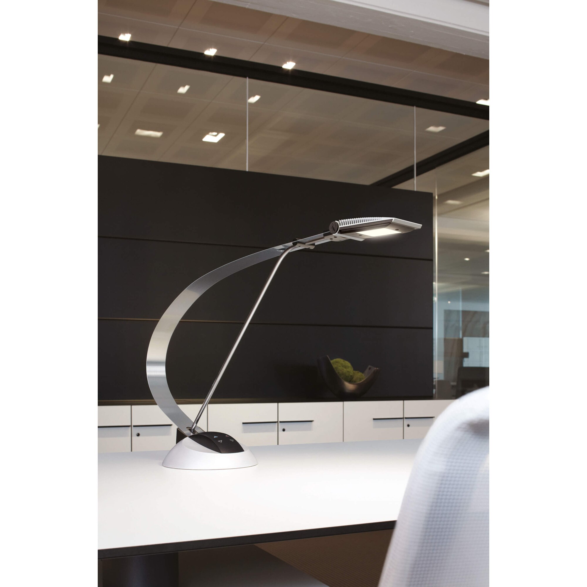 Lampa de masa LED Primus, Maul, Inox/Plastic, 58 cm, Argintiu - eMAG.ro
