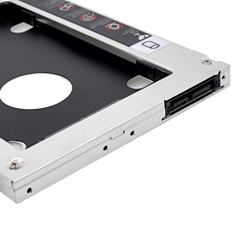 Adaptor HDD Caddy/SSD, SATA-SATA, Pentru montare Hard Disk 9.5 mm 2.5 ...