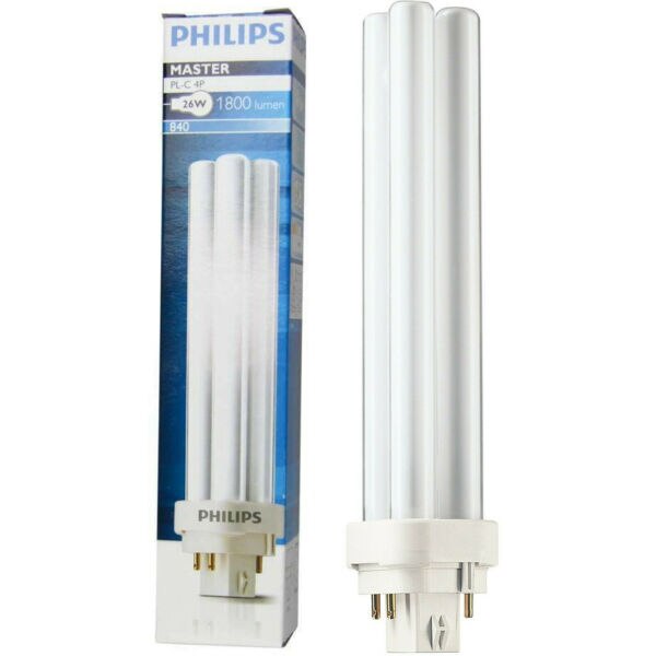 Bec PL-C 26W/830/4P Philips 1800lm dulie G24q-3 - eMAG.ro