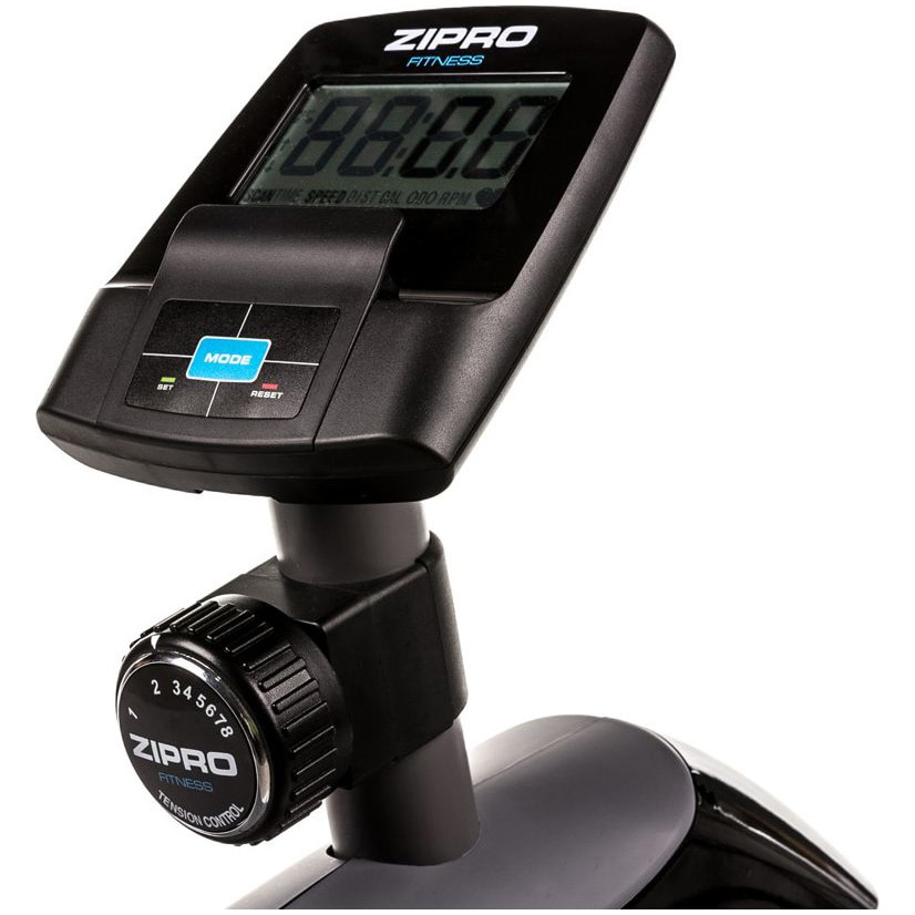 Велоергометър Zipro Vision, Хоризонтален, Маховик 7 кг, Максимално ...