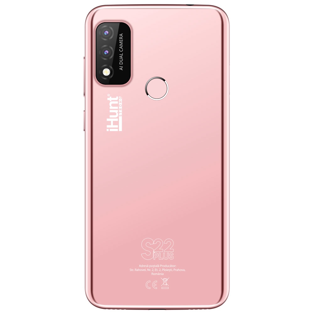 Telefon mobil iHunt S22 Plus, Dual SIM, 16GB, 2GB RAM, 4G, Pink - eMAG.ro