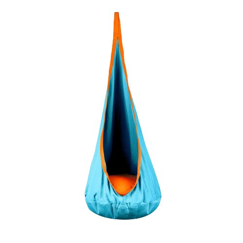 Hamac copii DacEnergy©, tip cocon, material rezistent, perna inclusa ...