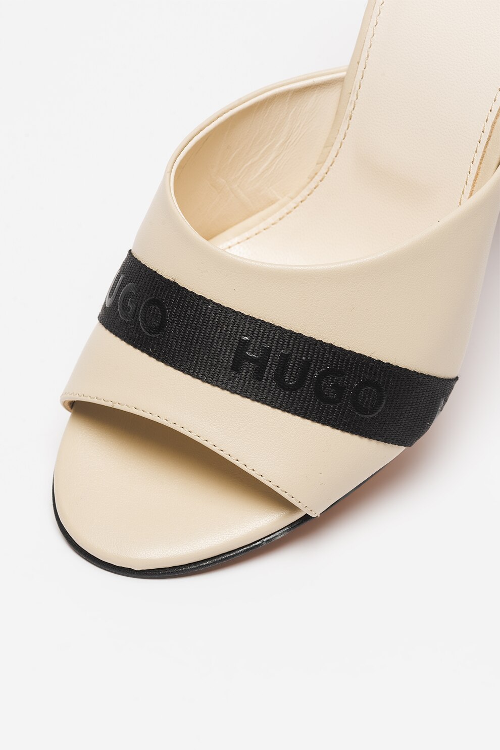 HUGO, Saboti de piele Grace, Crem, 36 - eMAG.ro