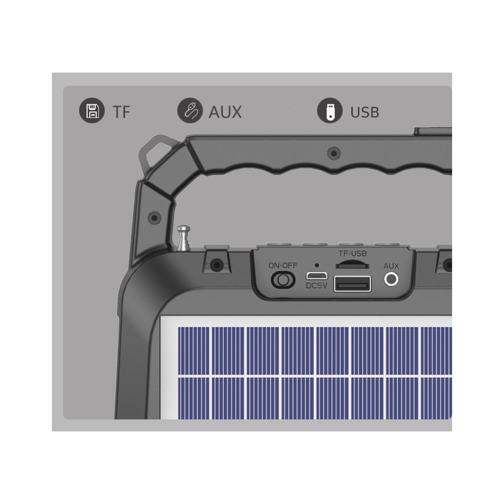 Lanterna Portabila Bigshot BDL-235 cu Radio, Incarcare Solare ...