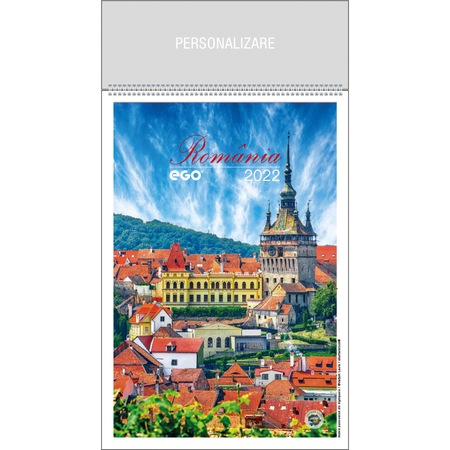 Calendar de Perete Ego, Model Romania, 330x480 mm, 13 File - eMAG.ro