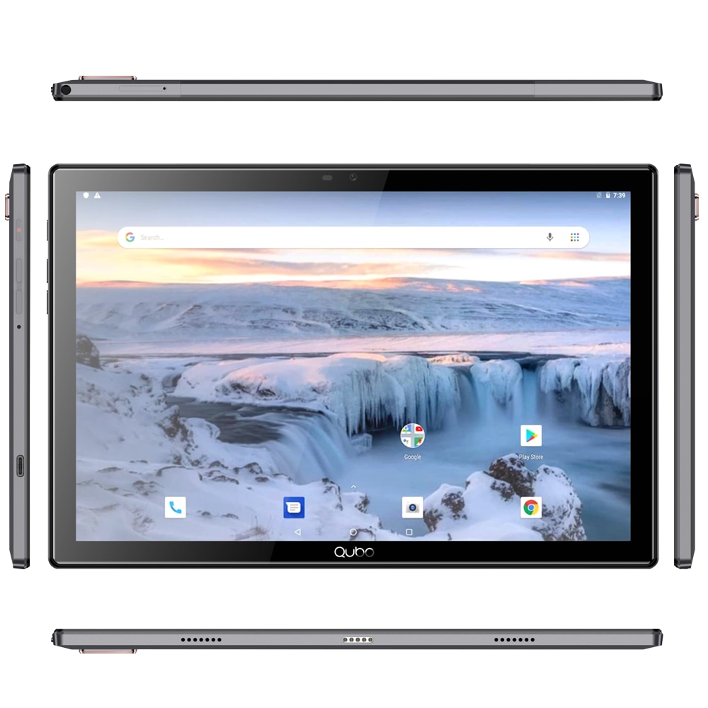 Qubo T10 4G tablet, 10.1" HD IPS, 4 GB, 64GB, LTE, Szürke - eMAG.hu