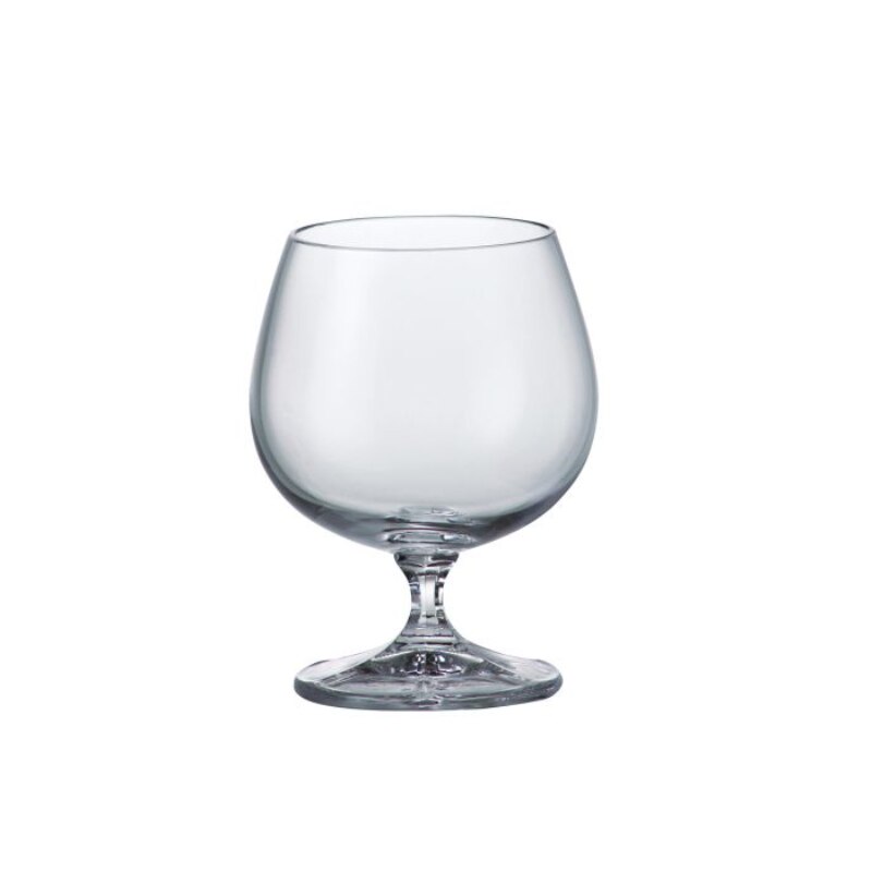 Set 6 pahare coniac Falco, Sticla, 250 ml, Transparent - eMAG.ro