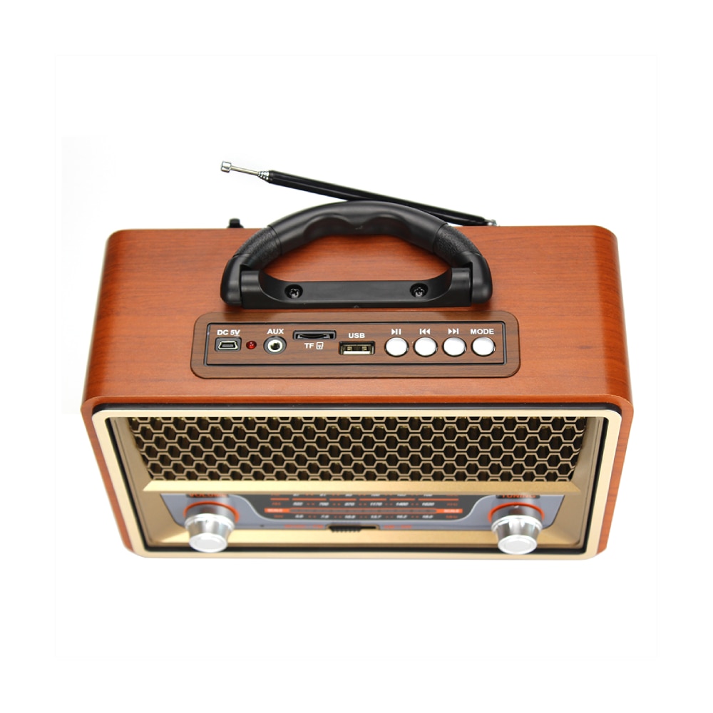 Radio Portabil Retro Bigshot M-157BT, Baterie Reincarcabila, Bluetooth ...