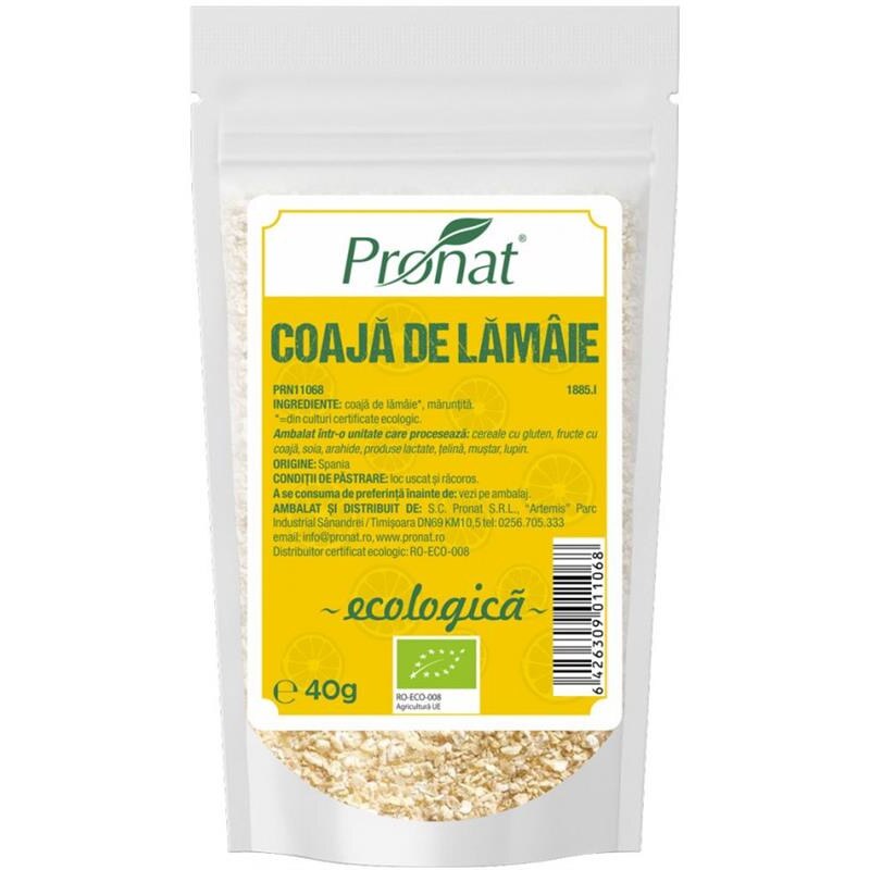 Coaja de Lamaie Maruntita Bio 40 grame Pronat - eMAG.ro