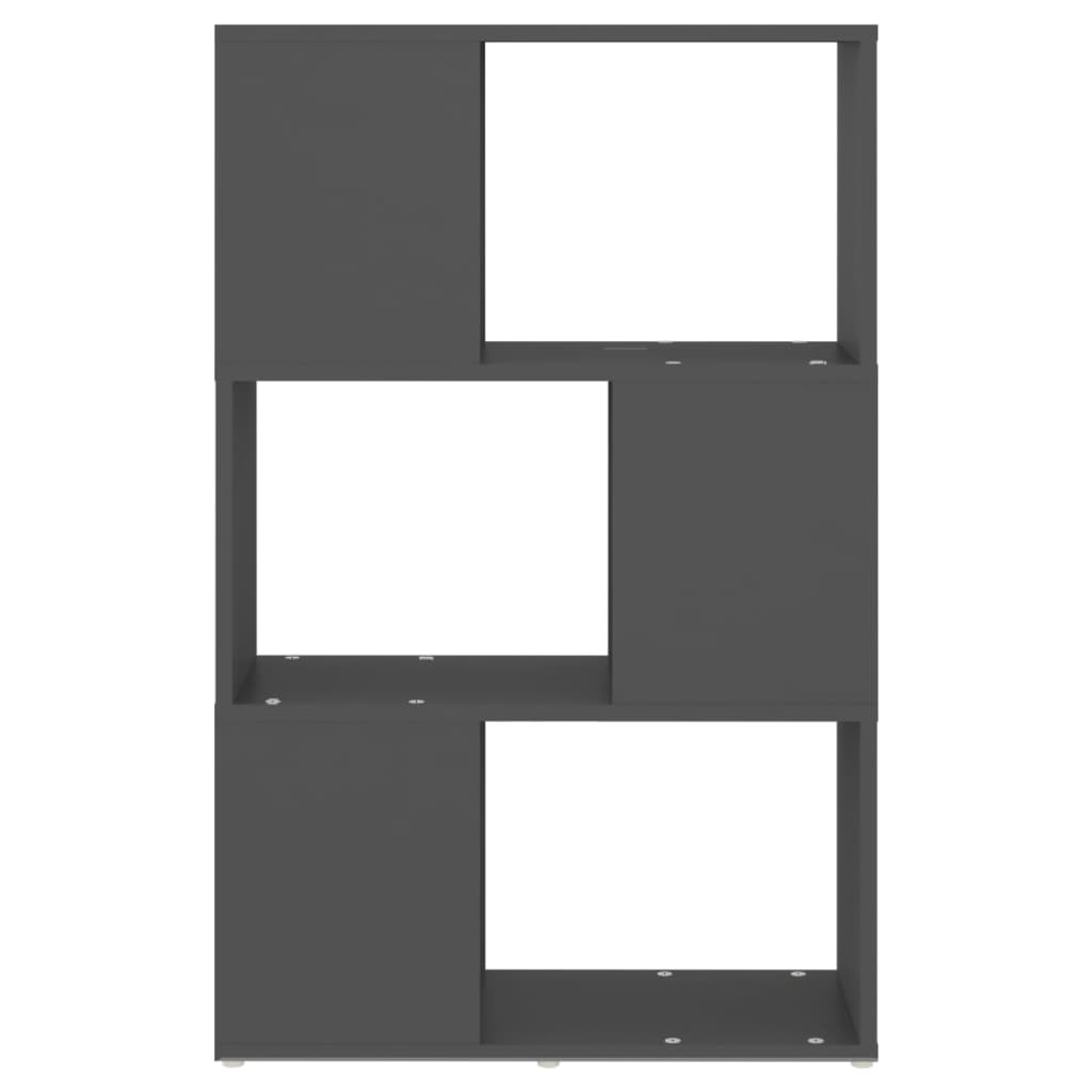 Biblioteca/Separator camera, gri, 60x24x94 cm, PAL - eMAG.ro