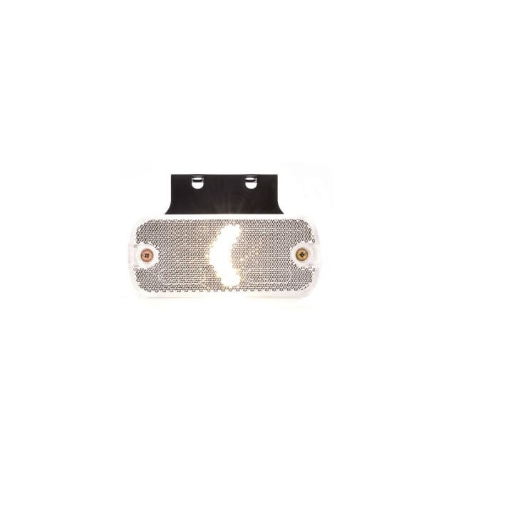 Lampa gabarit, compatibila LED 12-24V, cu indicator, Alba, model 3 ...
