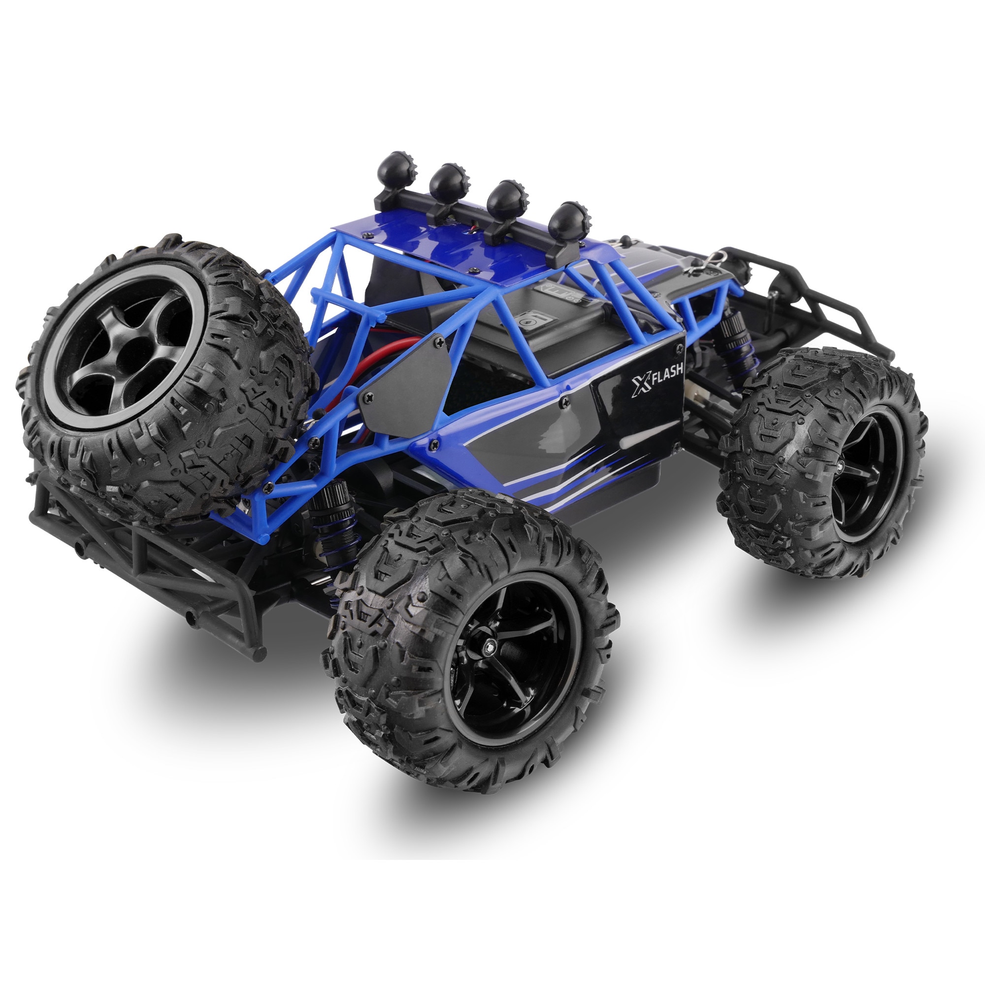 Masina cu telecomanda, Overmax, 45 km/h, Albastru/Negru - eMAG.ro