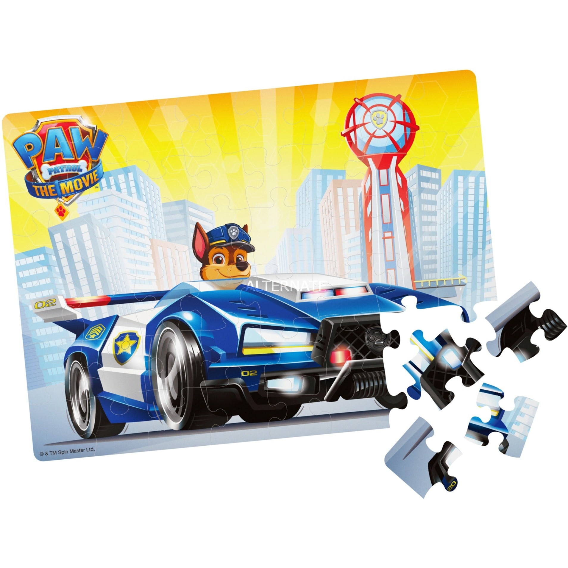 Paw Patrol Movie Puzzle, 48 db, A város megmentése, Chase - eMAG.hu