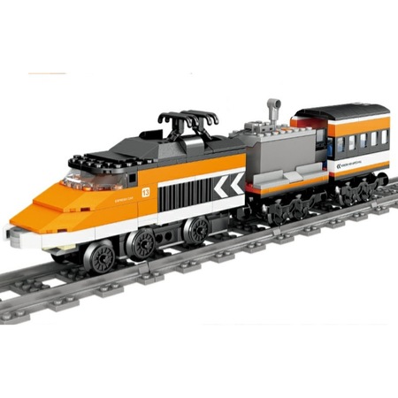 Set de constructie, 326 Piese, Tren Electric pentru calatori Emma - eMAG.ro