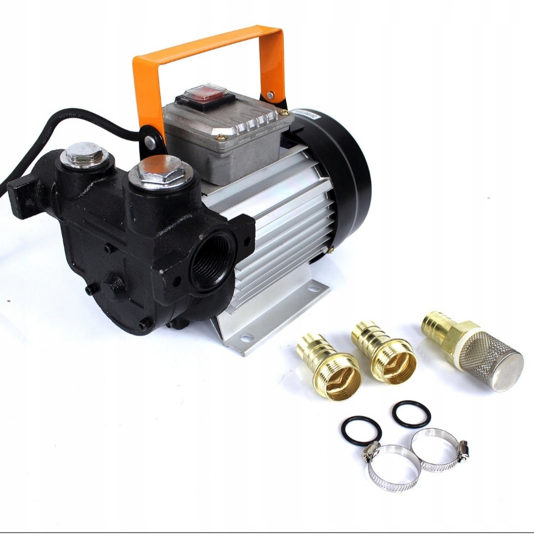 Pompa de Transfer 220V 550W 70l / min Silver pentru Lichide Ulei ...