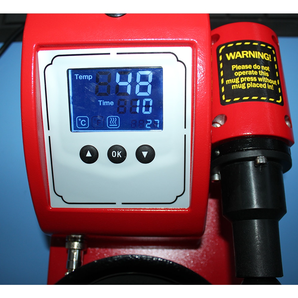 Presa electrica pentru transfer termic pe cani cu diametre intre 80-90 mm, Microtec, MP-99A ...