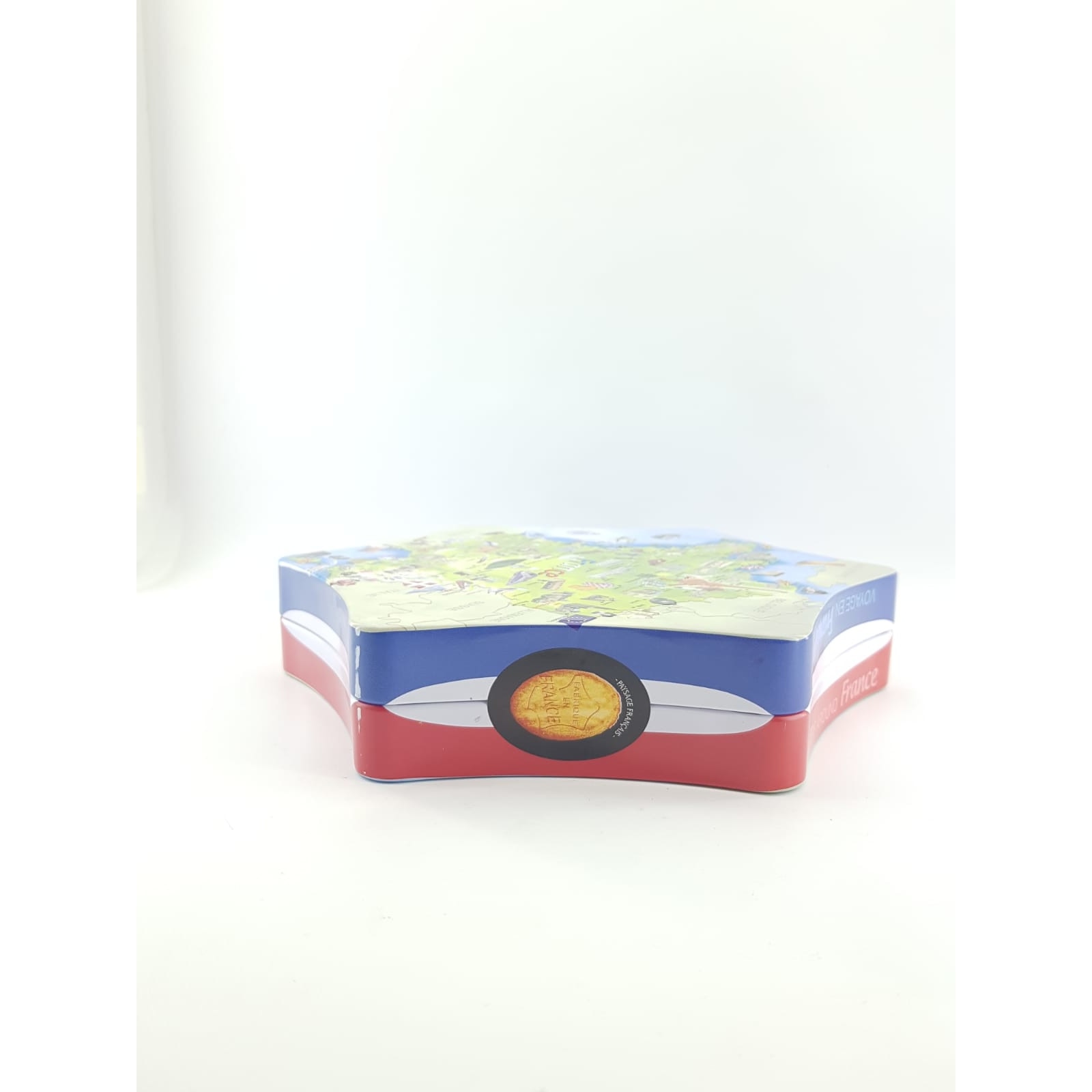 Cutie biscuiti cu unt in forma de harta a Frantei, 270g - eMAG.ro