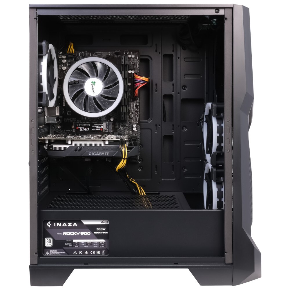 Sistem Desktop PC Gaming Inaza Flash, AMD Ryzen 3 1200G, 16GB DDR4, SSD ...