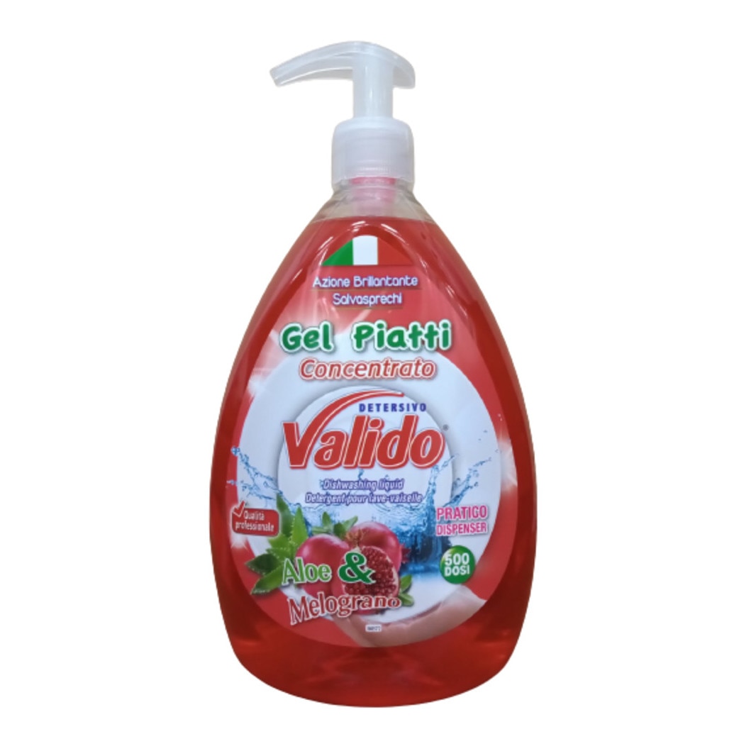 Почистващ препарат за съдове Valido, 1 л, Алое и нар - eMAG.bg