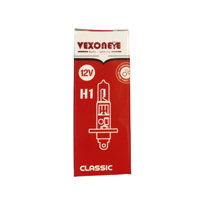Bec auto cu halogen pentru far Vexoneye H1, 12V, 55W - eMAG.ro