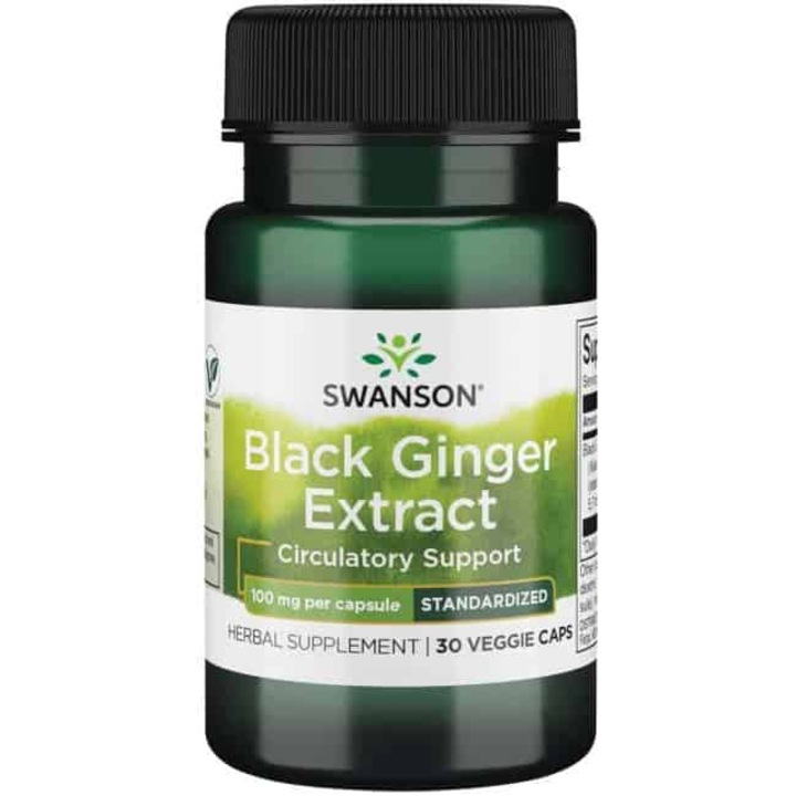 Extract de ghimbir negru, Swanson, 30 Capsule - eMAG.ro