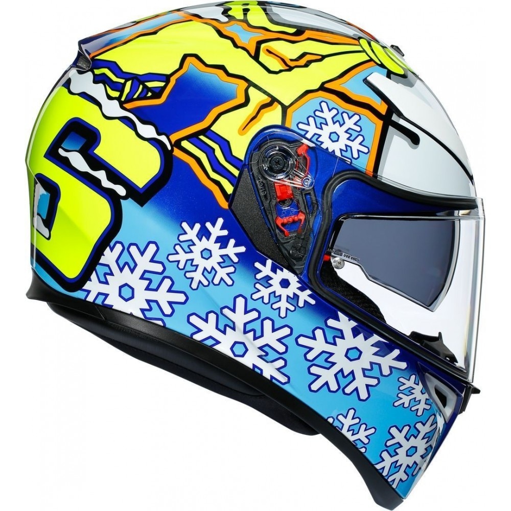 AGV K3 SV Rossi téli teszt 2016 sisak, többszínű, M/L - eMAG.hu