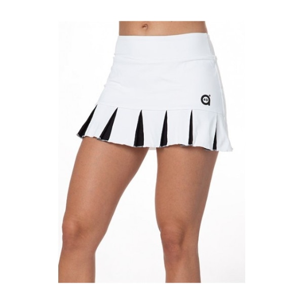 Fusta sport dama A 40 GRADOS BY 3 SPORT & STYLE, FELIZ, Poliester, Alb ...