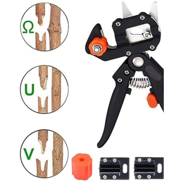 Aparat profesional, cleste pentru altoit cu 3 lame si banda altoit 120 ...