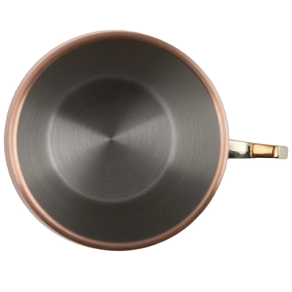 Set 2 cani Quasar & Co., inox placat cu cupru, 500 ml, rose gold - eMAG.ro