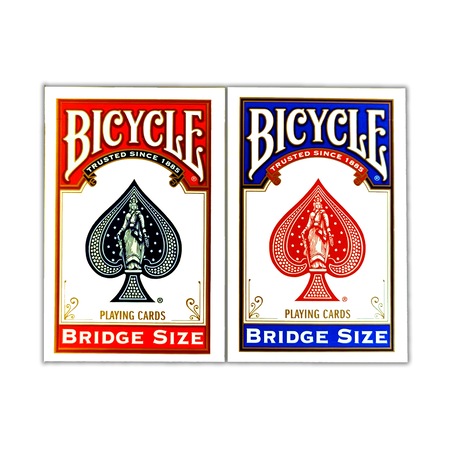 Set 2 pachete de carti de joc Bicycle, Bridge Size - eMAG.ro